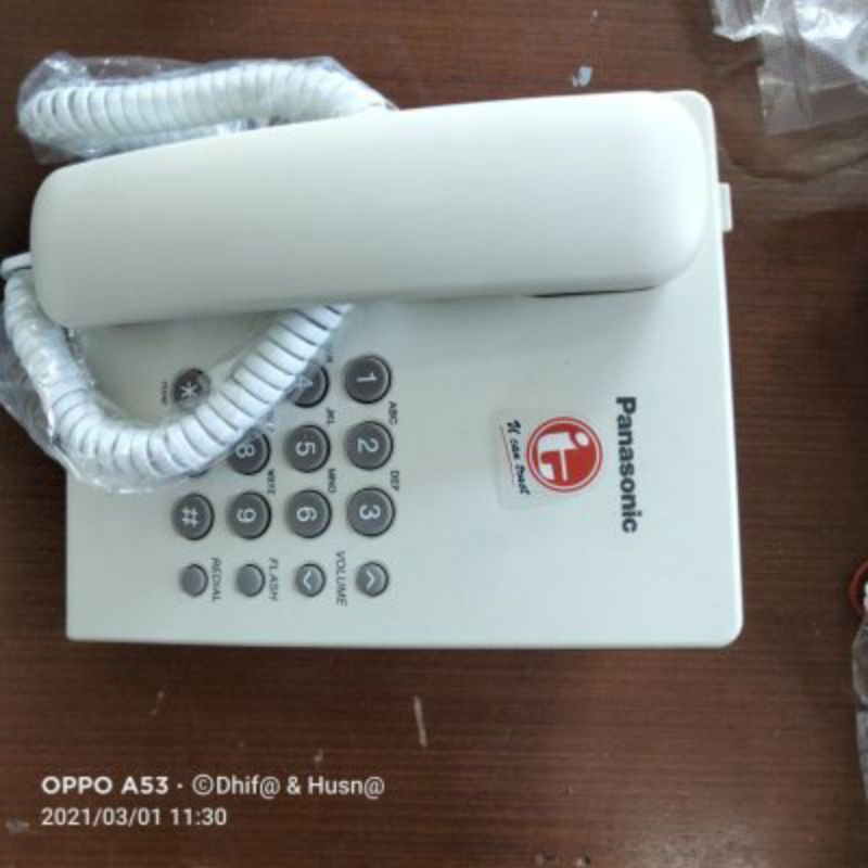 Jual PESAWAT TELEPON RUMAH INDIHOME PANASONIC KX-TS505 PUTIH second | Shopee Indonesia