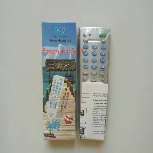 Jual Remote TV Tabung, LCD, LED, Multifungsi ( HJ133E + LED ...