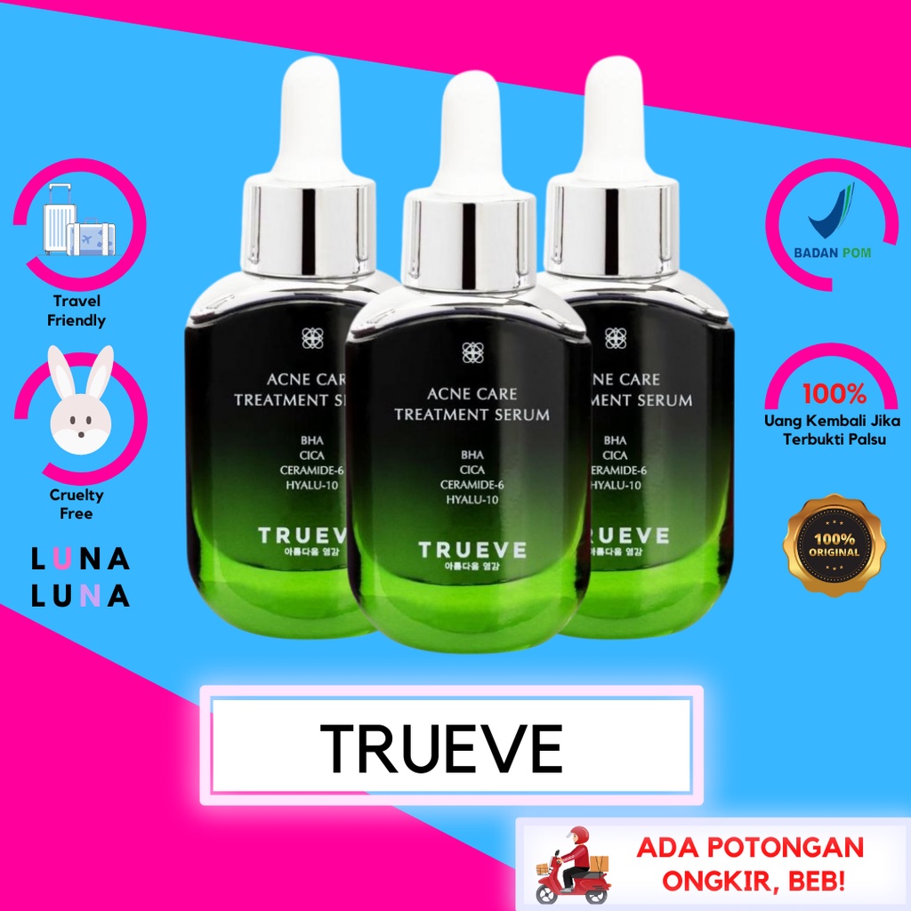 Jual TRUEVE | Trueve Acne Care Treatment Serum 30ml [BPOM] ORIGINAL 100 ...