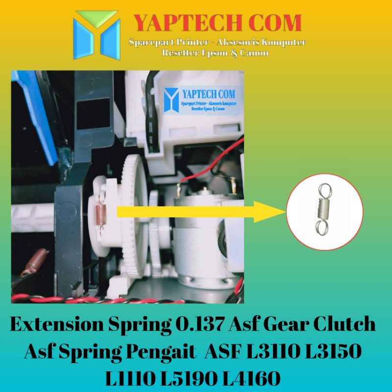 Jual Per Extension Spring 0.137 Asf Gear Clutch Asf Spring Pengait ASF ...