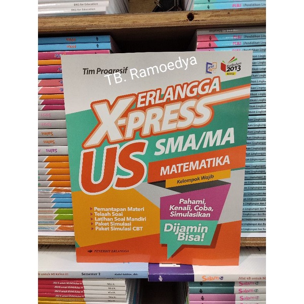 Jual Buku Express US Matematika Wajib Untuk SMA/MA kelas XII Erlangga | Shopee Indonesia