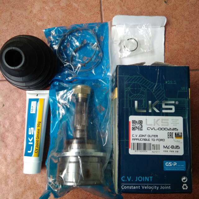 Jual KEPALA AS RODA TARIK CV JOINT FORD RANGER 2.500cc / 2900cc MAZDA BT-50 LUAR Model MUR KANAN ...