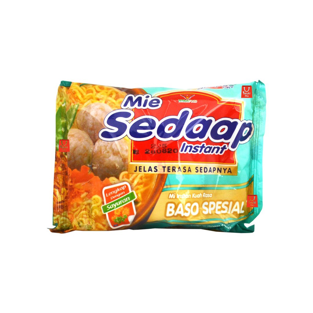 Jual ECER Mie Sedaap Baso Spesial Mi Instan Kuah Lengkap Dengan Sayuran ...