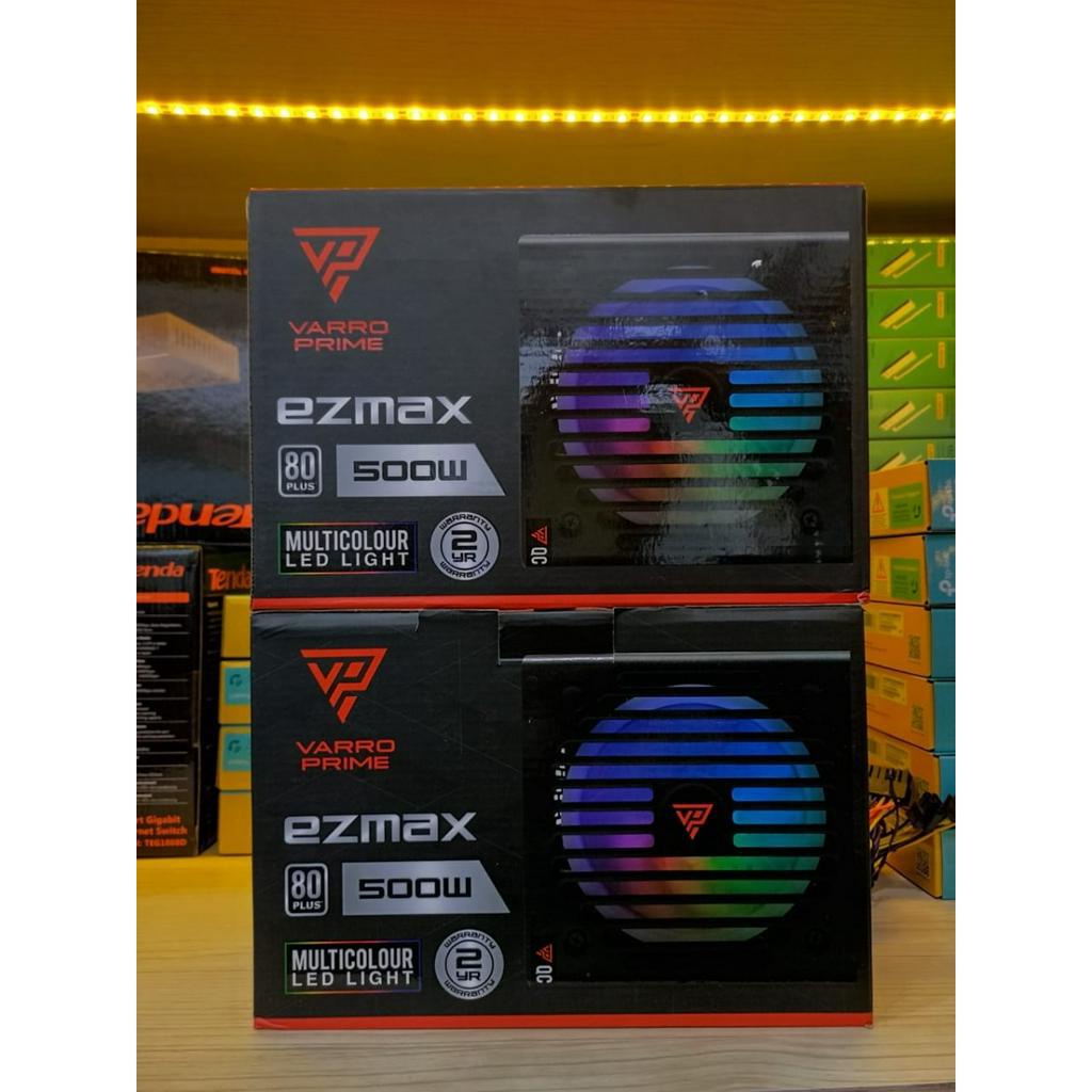Jual Internal PSU POWER SUPPLY GAMING VARRO EZMAX 500W RGB 80 Plus ...
