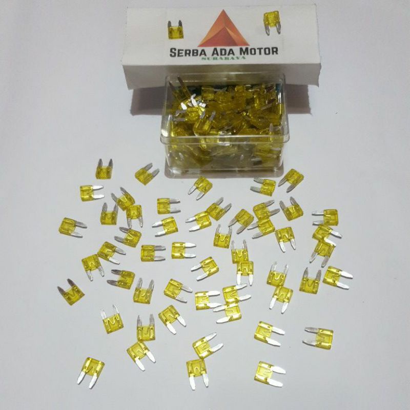 Jual fuse mini 20 A sekreng mini 20 A sikring mini 20 A | Shopee Indonesia