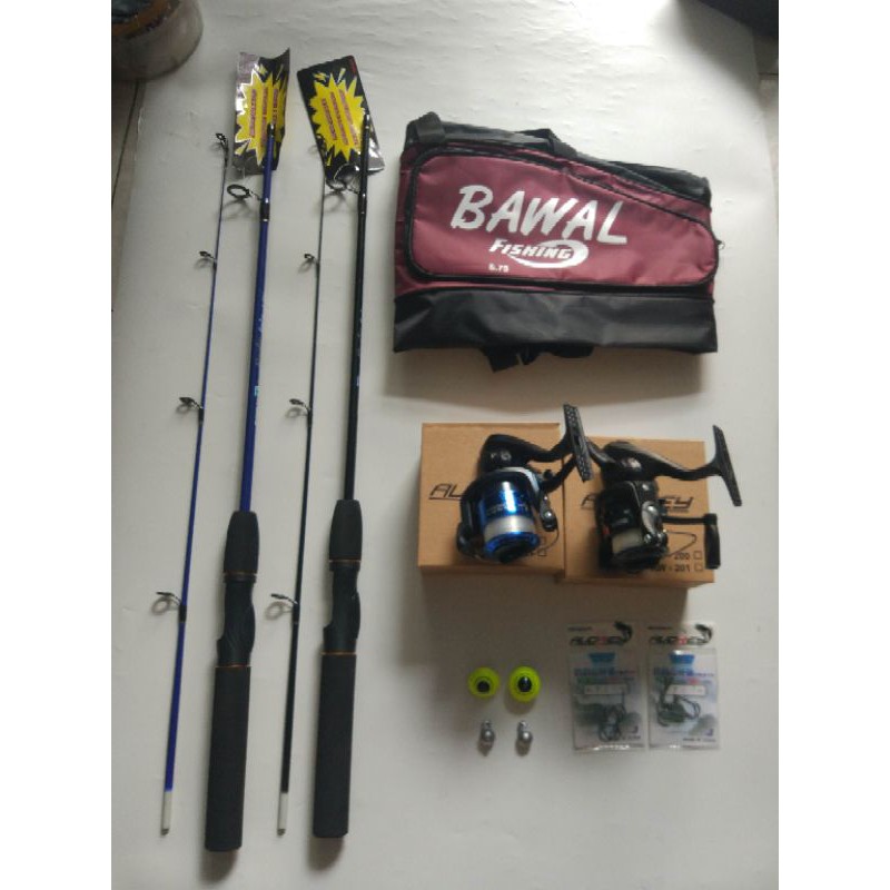 Jual Paket 2 set pancing joran 135cm | Shopee Indonesia