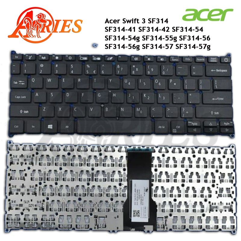 Jual Keyboard Acer Swift 3 SF314 SF314-41 SF314-42 SF314-54 SF314-54G ...