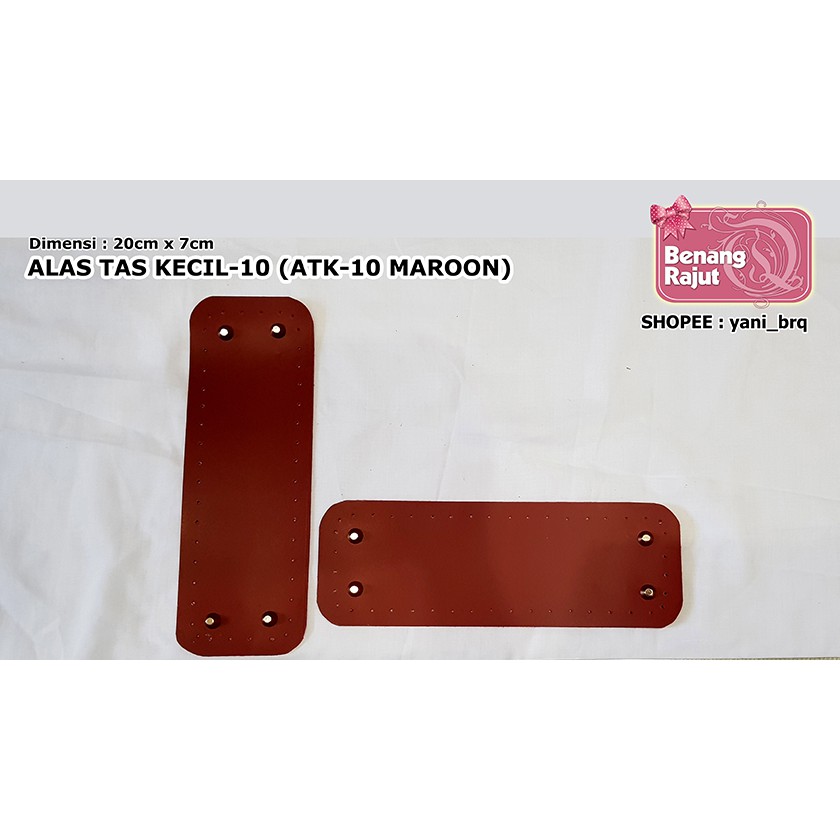 Jual ALAS TAS KECIL 10 (ATK 10 MAROON) 20cm x 7cm | Shopee Indonesia