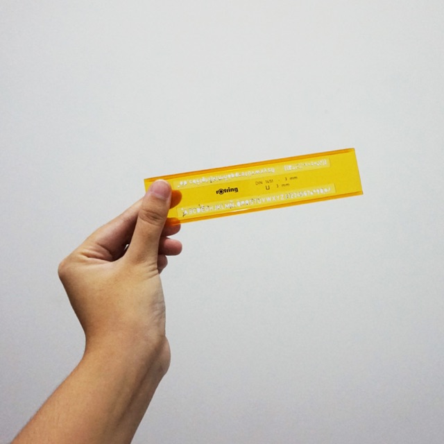 Jual Rotring Mal Huruf - Sablon Huruf - Penggaris Huruf DIN 1451 3mm ...