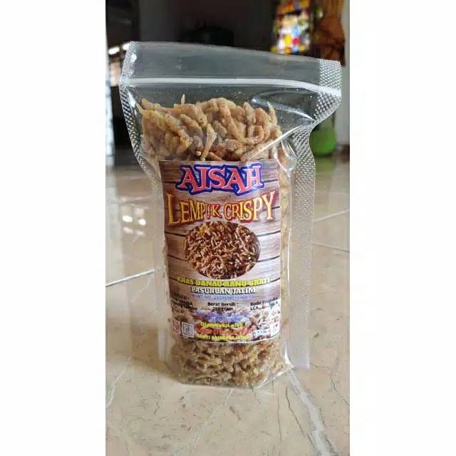 Jual LEMPUK CRISPY 100 GRAM MAKANAN KHAS ASLI DANAU RANU | Shopee Indonesia