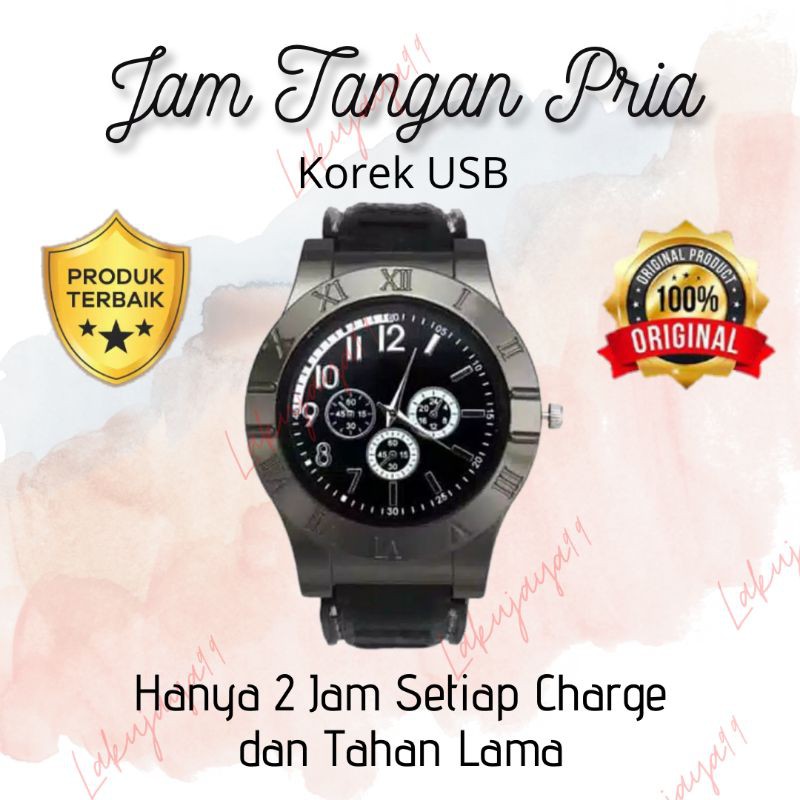 Jual Jam Tangan Korek Pemantik Api Lighter Korek Elektrik USB Praktis ...