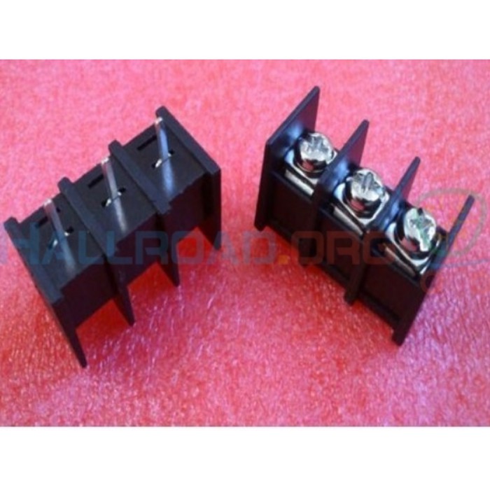 Jual Terminal Block blok Hitam 3P PCB 3 P KF45 3 Pin KF 45 baut ...