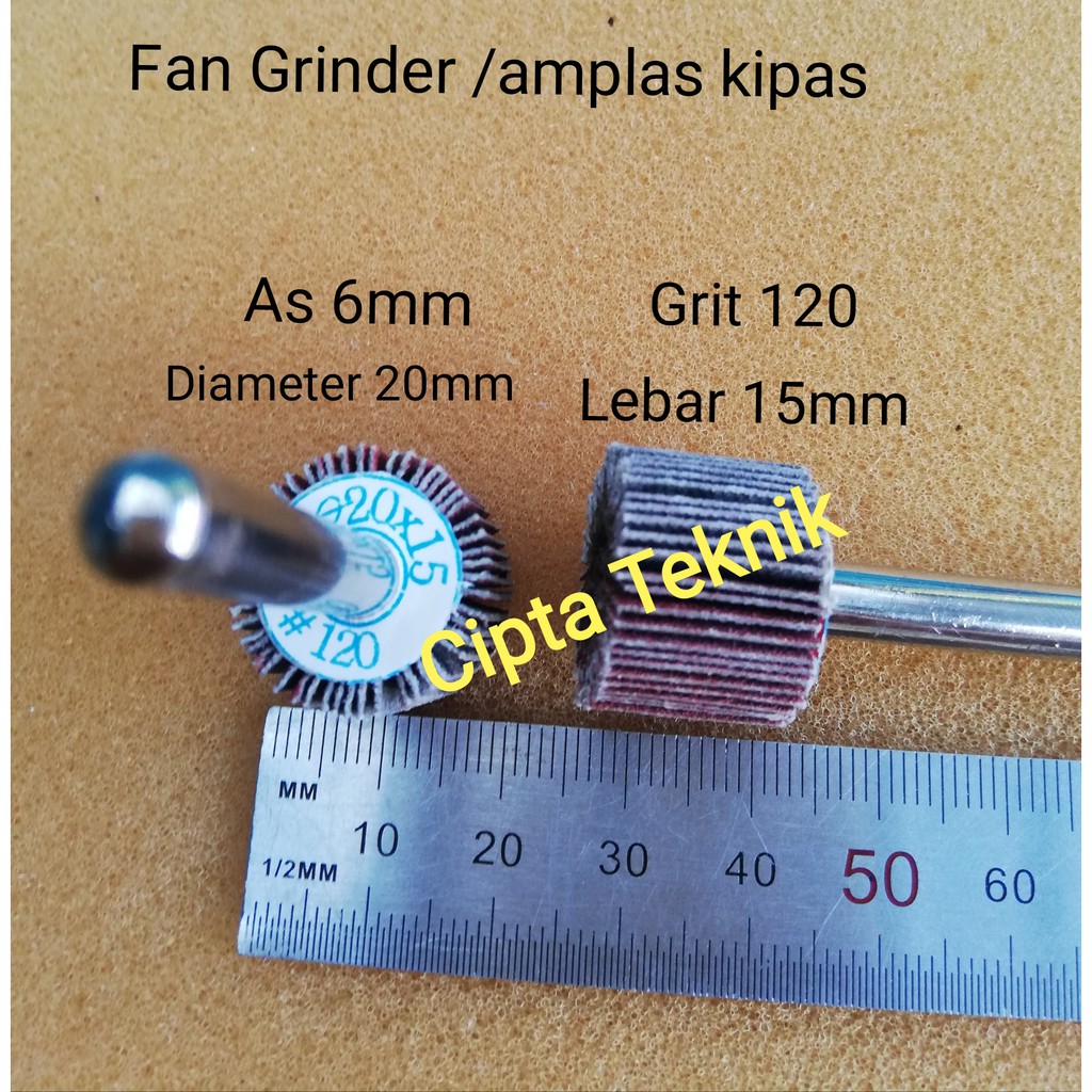 Jual Fan Grinder 20x15 Grit 120 - Amplas kipas 20 x 15 grit120 Amplas ...