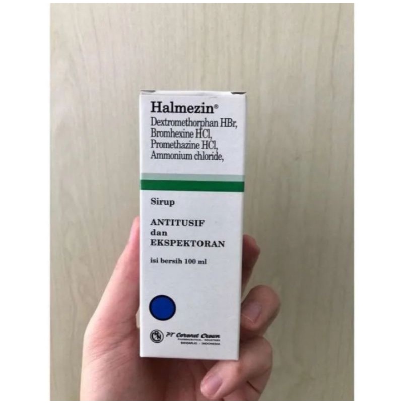 Jual Halmezin Sirup 100ml//Mengatasi batuk berdahak dan kering | Shopee ...