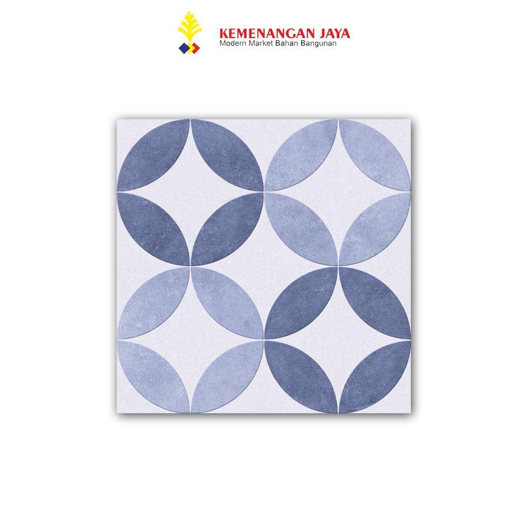 Jual Keramik Murah Asia Tile Royal Blue 25x25 | Shopee Indonesia