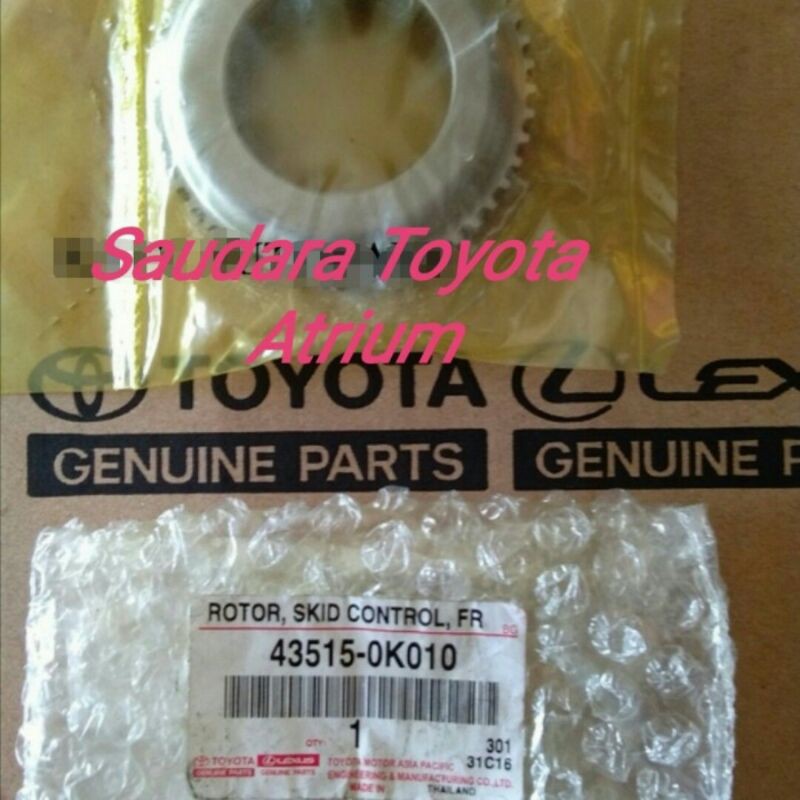 Jual Rotor skid gigi abs innova hilux fortuner roda depan original ...