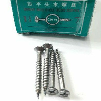 Jual Sekrup Kayu CHW 1-1/4 inch x 7 / Skrup Wood Screw (A167) | Shopee ...