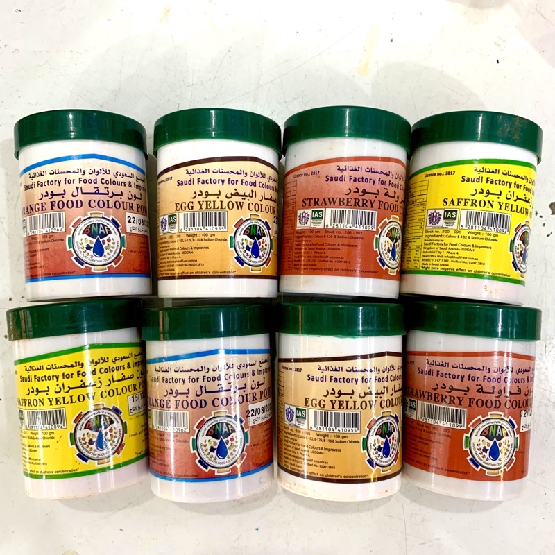 Jual Saffron Yellow colour powder pewarna nasi bubuk safron bubuk ...