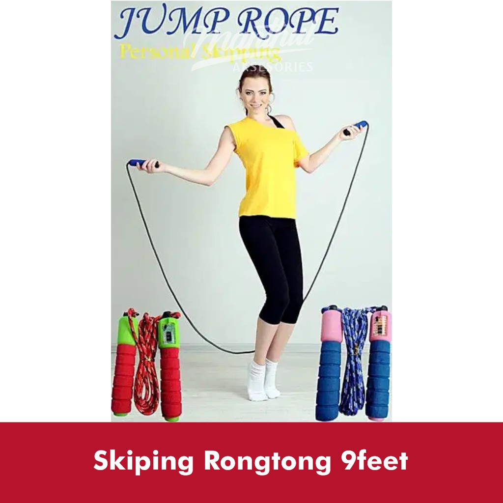 Jual Lompat Tali Skipping Jump Rope Counter Alat Hitung | Shopee Indonesia
