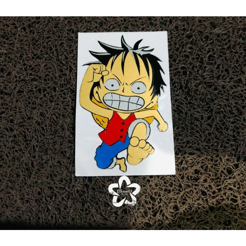 Jual Sticker Cutting One Piece Luffy | Shopee Indonesia