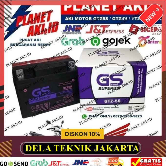 Jual AKI MOTOR HONDA BEAT FI CW CBS CARBU KARBU GTZ5S GS Y ACCU KERING MF HEMAT | Shopee Indonesia