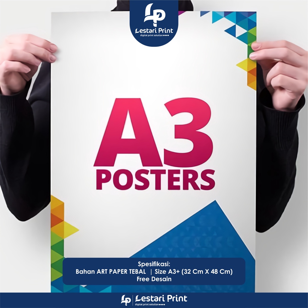 Jual POSTER CUSTOM | ART PAPER TEBAL 260 GSM | A3+ (32CM X 48CM ...