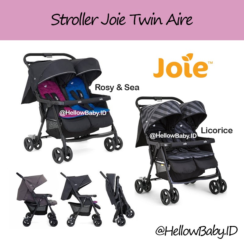 Jual Stroller Kembar Samping / Stroller Kembar Joie / Stroller Twin ...