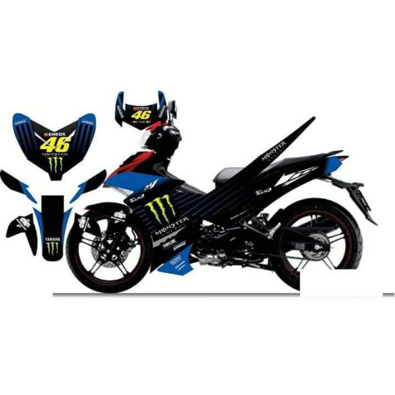 Jual decal MX king / decal motor mx king / striping MX king / stiker ...