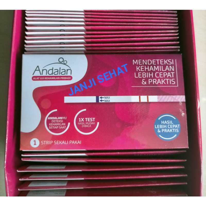 Jual Andalan Testpack Strip Uji Kehamilan Alat Pendeteksi Kehamilan