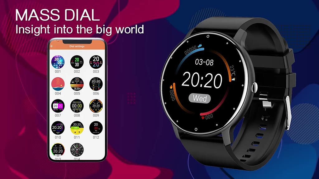 Jual LIGE Smartwatch Jam Tangan Pintar Pelacak Kebugaran Tahan Air ...