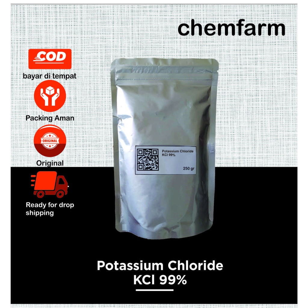 Jual KCl Potassium Chloride Teknis 99% Terbaik untuk Pembungaan ...