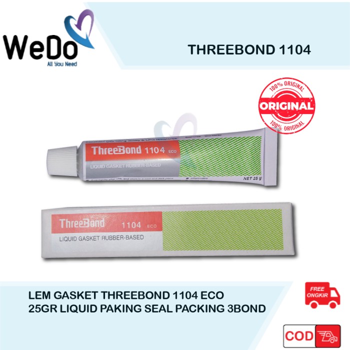 Jual Lem Gasket Threebond 1104 Eco 25gr Liquid Paking Seal Packing ...