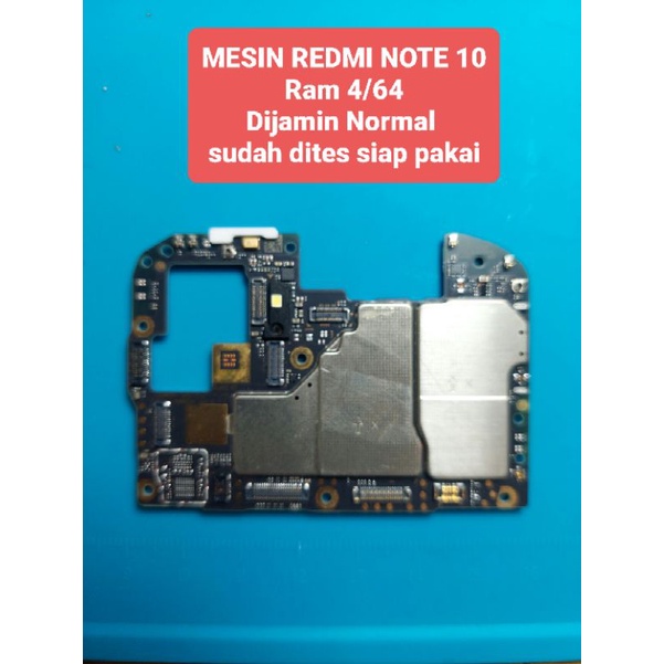 Jual MESIN REDMI NOTE 10 Ram 4/64 ORIGINAL SEGEL PABRIK.NORMAL SIAP ...