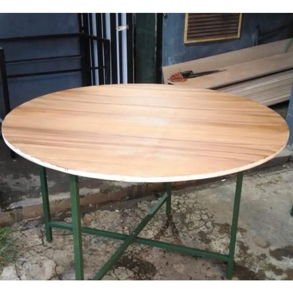 Jual Meja Bundar | Meja Cafe | Meja Jualan Diameter 120cm Tinggi 80cm ...