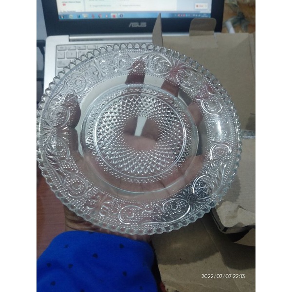 Jual Lepek kaca isi 6 pcs motif batik PM-6S/6-1BB/lepek kopi/lepek teh ...