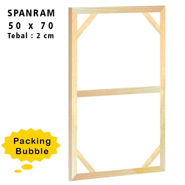 Jual Span ram Kayu 50x70 cm Frame 70x50 cm | Shopee Indonesia