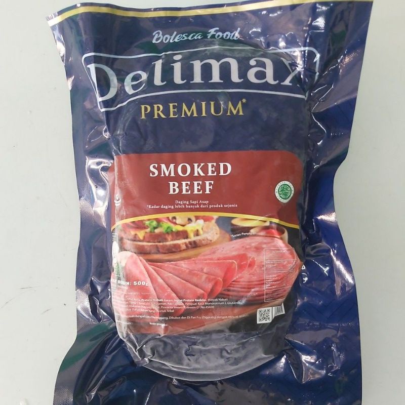 Jual DeliMax Smoked Beef 500gr | Shopee Indonesia