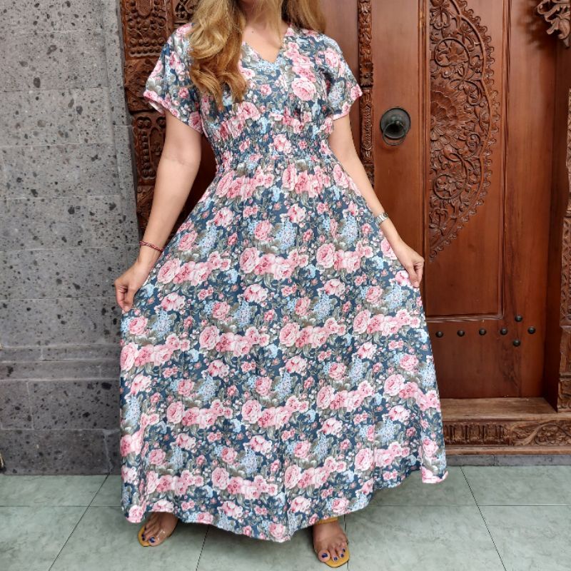 Jual DRESS MOZA BALI (Rose & Kusuma) | Shopee Indonesia