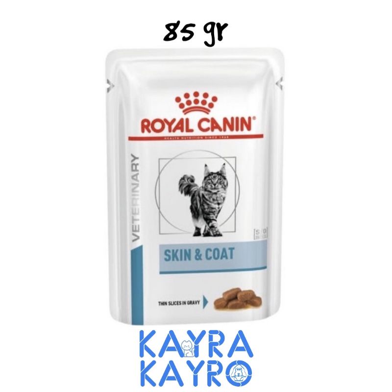 Jual Royal Canin Vet Skin & Coat Cat 85 gr Pouch - Makanan Basah Kucing ...