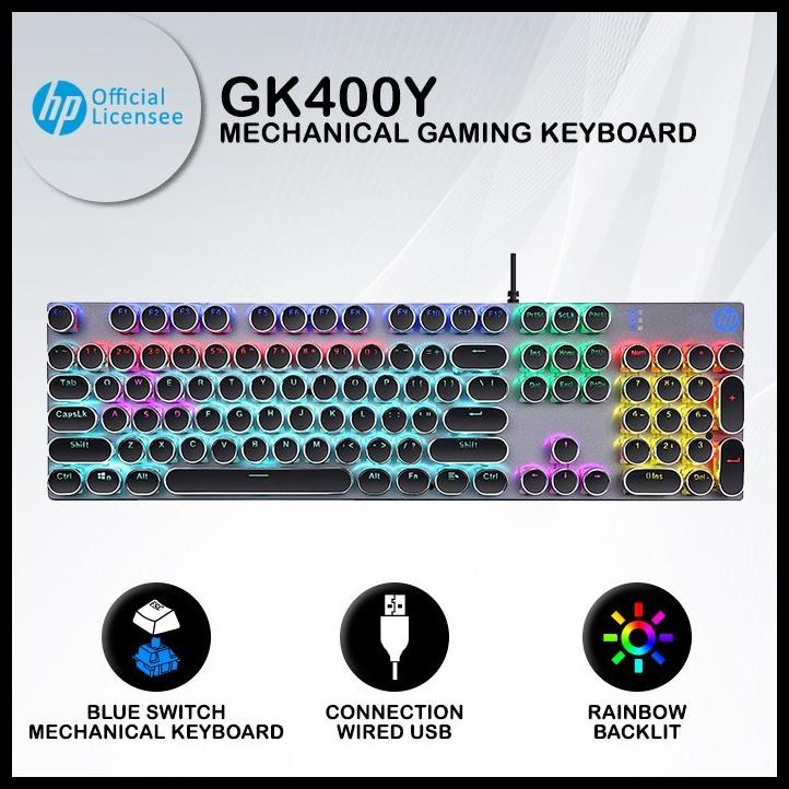 Jual Hp Gk400Y / Hp Gk 400Y / Hp Gk400 Y Mechanical Keyboard | Shopee Indonesia