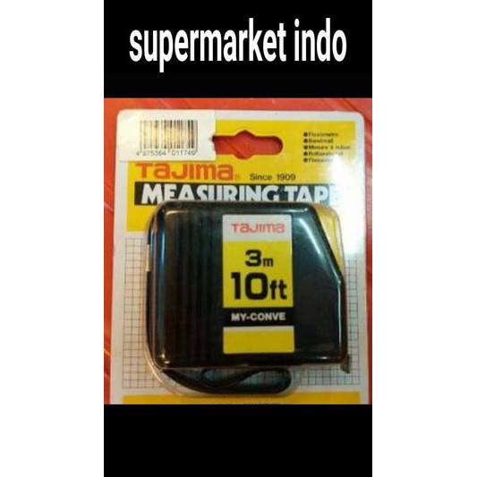 Jual meteran tajima type auto stop my conve 3 meter | Shopee Indonesia