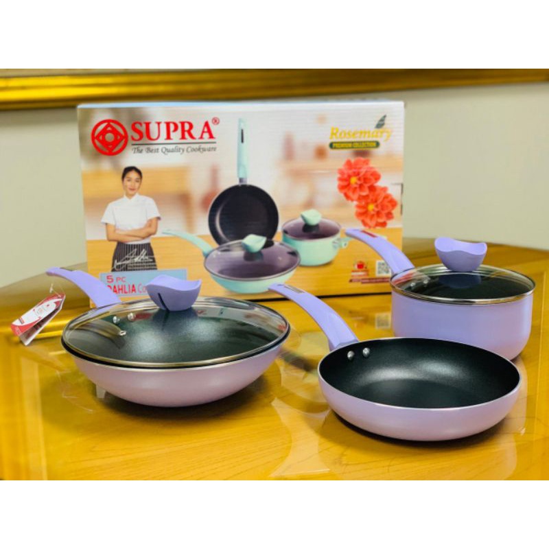 Jual SUPRA 5 PCS DAHLIA COOKWARE SET | Shopee Indonesia