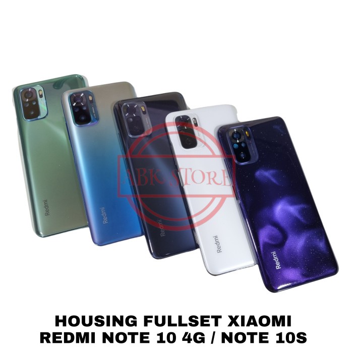 Jual BACK CASING - KESING - HOUSING FULLSET XIAOMI REDMI NOTE 10 / NOTE ...