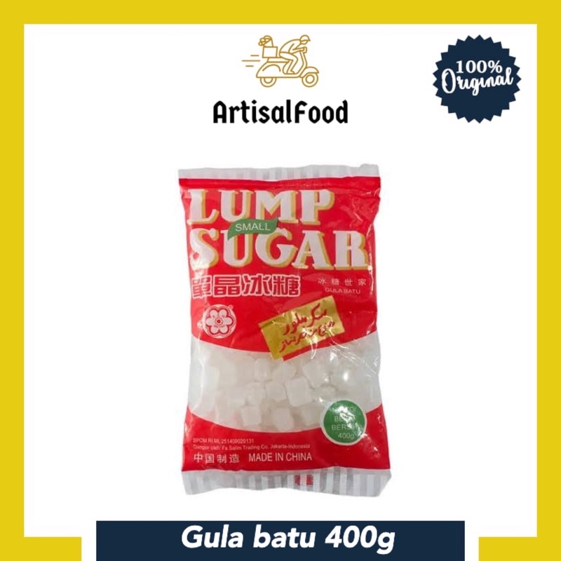 Jual GULA BATU 400gr lump sugar | Shopee Indonesia