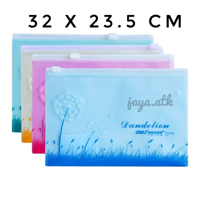 Jual MAP PLASTIK ZIPPER BAG A4 MAP SLETING PLASTIK ZIP A4 MULTIPURPOSE ...