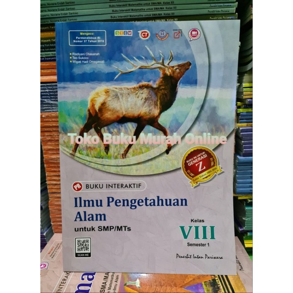 Jual Buku lks pr interaktif ilmu pengetahuan alam, ipa kelas VIII,8 semester 1tahun 2022 ...