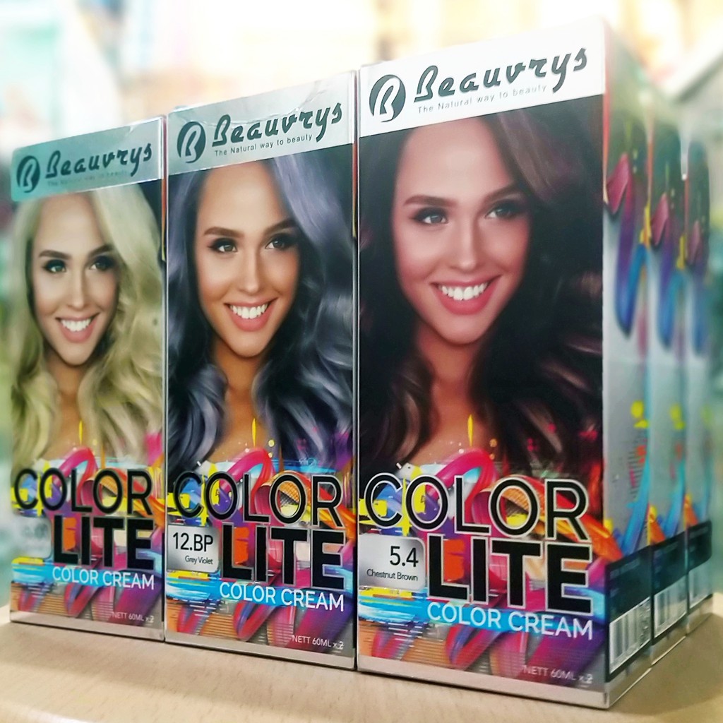 Jual Beauvrys Color Lite Cream Cat Semir Rambut / Bleaching | Shopee ...