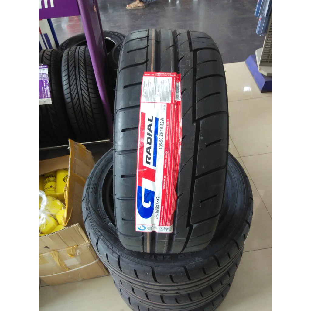 Jual Ban Mobil Semi Slick GT Radial Champiro SX2 size 195/50 R15 | Shopee Indonesia