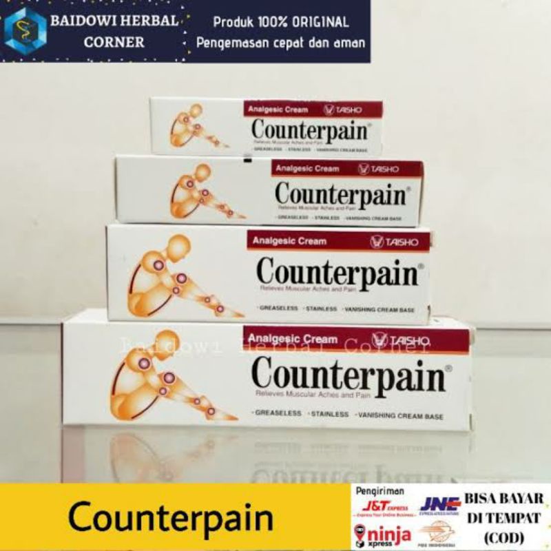 Jual Counterpain Cream Pereda Nyeri Ready (60 g, 30 g, 15 g ...