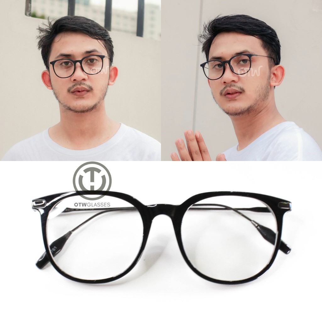 Jual FUKI HITAM GLOSSY Frame Kacamata Minus Anti Radiasi Photochromic ...